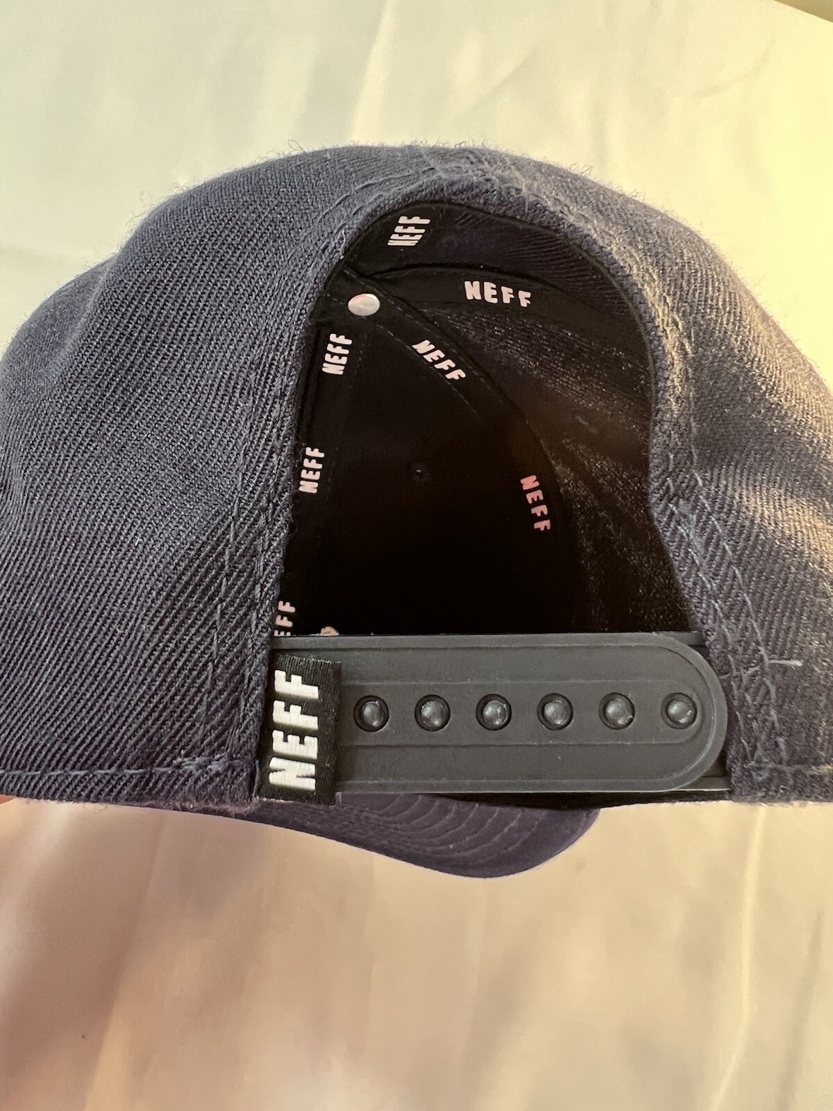 Neff Skate Company Navy Blue Mens Adjustable Snapback Hat | eBay