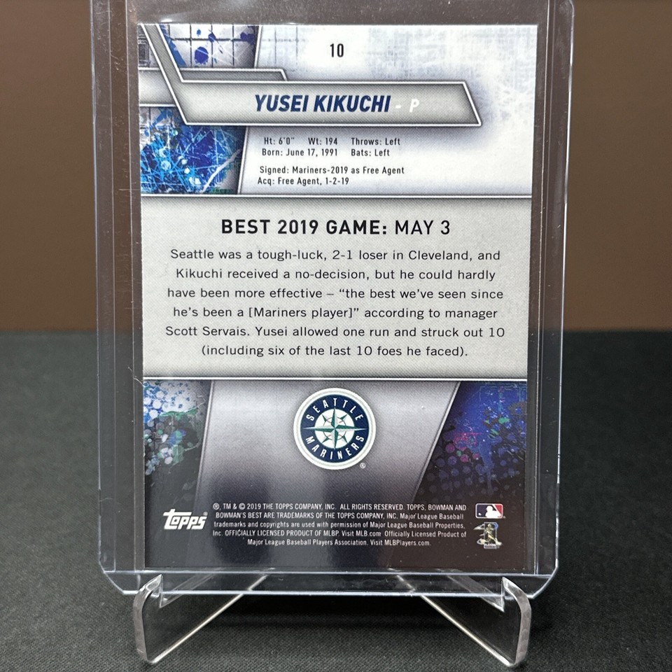 2019 Bowmans Best: Yusei Kikuchi Rookie Card No. 10 | eBay
