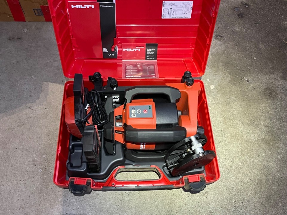 2021 Hilti Rotary Laser Self Leveling PR 30-HVS A12 Kit w PRA 30 & 20 ...