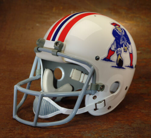 New England Patriots style NFL Vintage Football Helmet STANLEY MORGAN ...