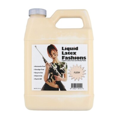 Flesh 32 Fl Oz - Liquid Latex Face and Body Paint, Make Scars and More ...