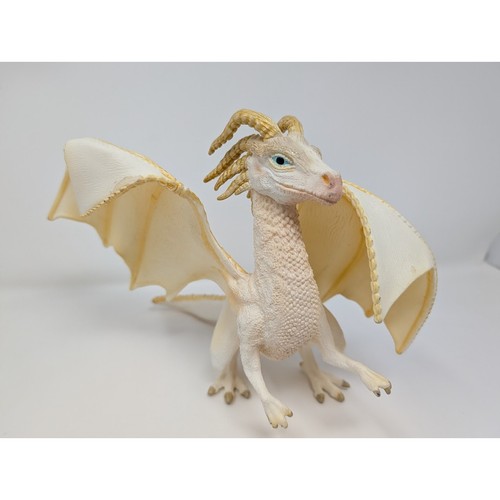 2008 Schleich Bayala WHITE DRAGON FARAUN Fantasy Figure 70418 Eldrador ...