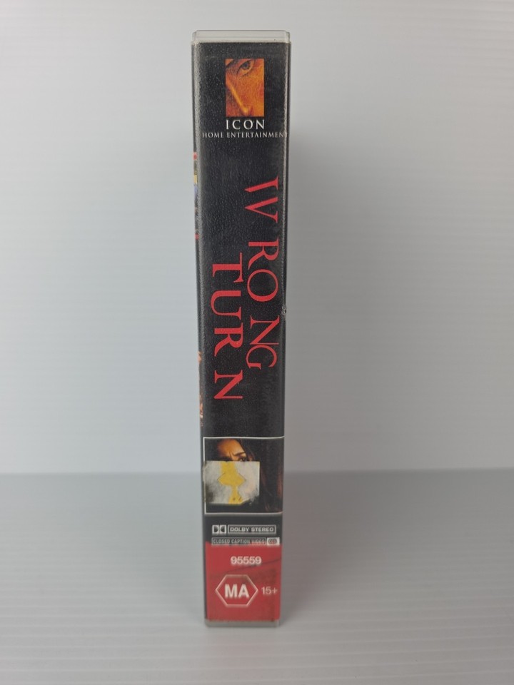 Wrong Turn Horror VHS Cassette Tape 2003 Eliza Dushku MA15+ Icon | eBay ...