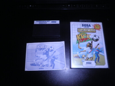 Master System - super kick off - 100% complete | eBay UK