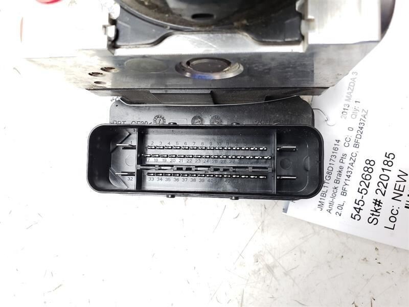 2012-2013 Mazda 3 ABS Anti-Lock Brake Pump Assembly Dynamic Stability ...