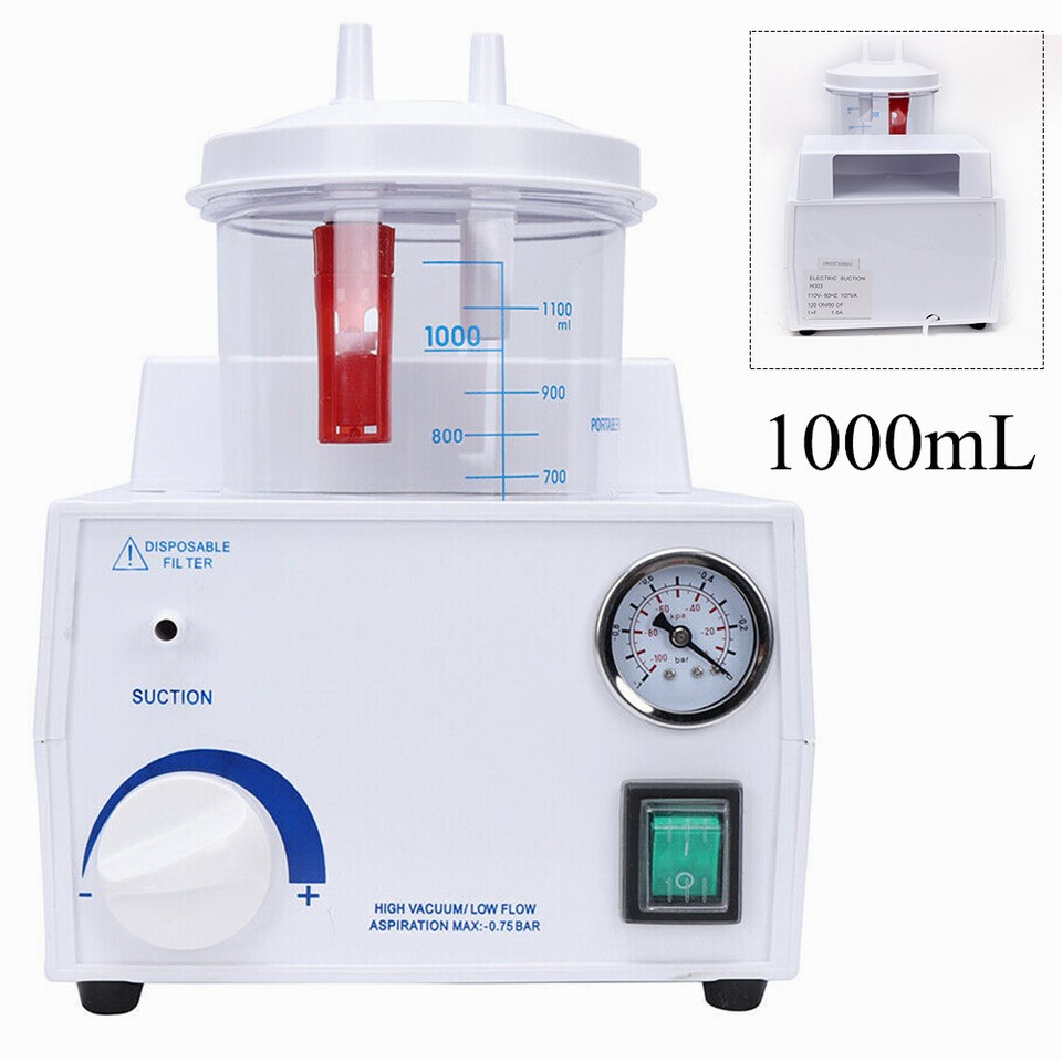 Sputum Mucus Aspirator Machine Portable Phlegm Suction Unit Medical ...
