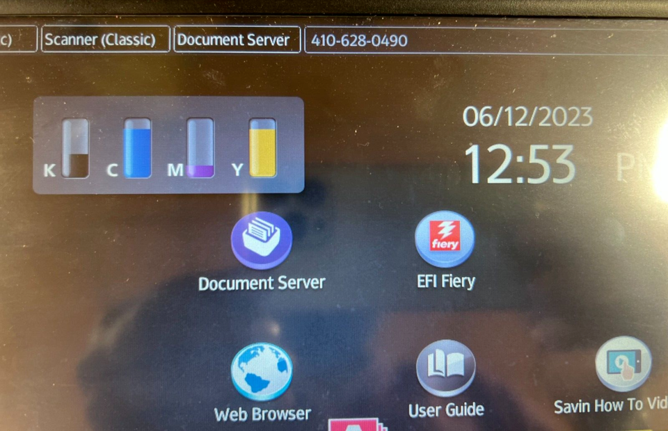 Ricoh E-23C Fiery EFI Color Controller for MP C3004 C3504 C4504 C6004 ...