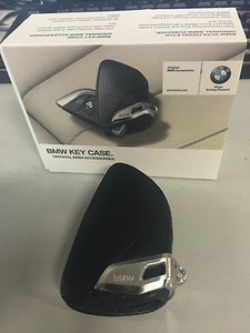 BMW KEY CASE BLACK LEATHER GENUINE 82292344033 LLOYD CARLISLE | eBay