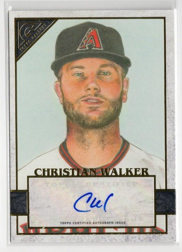Christian Walker 2020 Topps Gallery Autograph Arizona Diamondbacks | eBay