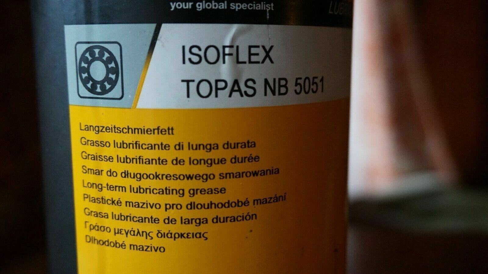 Klueber Isoflex Topas NB 5051 fett för projektorer - 9 gram. För ...