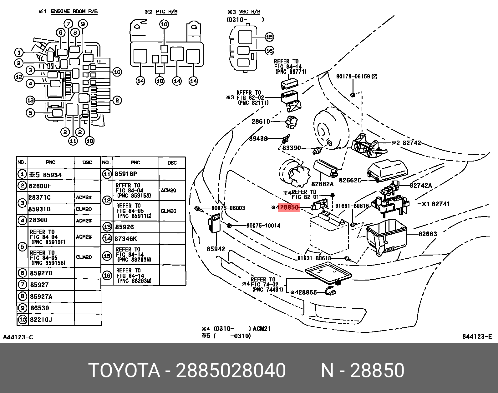 Genuine OE Sensor Assembly Battery 2885028040 for Toyota 28850-28040 ...