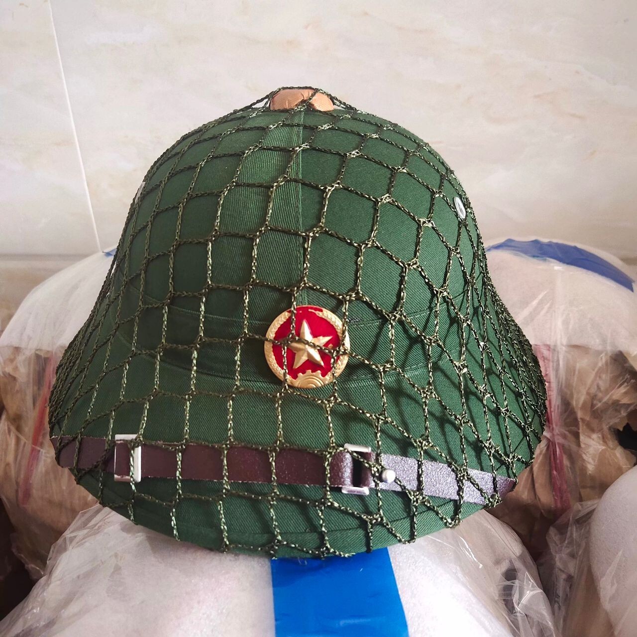 Original Vietnamese Pith Helmet VC Hanoi Vietnam Soldier War Hat ...