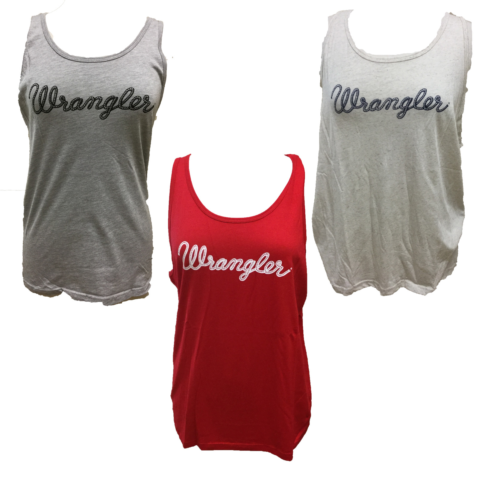 Wrangler Women's Irregular Cotton Graphic Sleeveless Tank Top Shirt | eBay