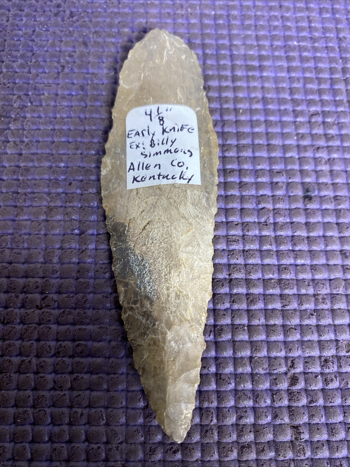 Early Harahey Knife Blade Arrowheads Artifacts Allen Co KY 4.12 Ex ...
