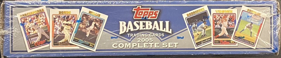 2005 Topps Baseball Factory Sealed Complete Set (Target Exclusive-Blue ...