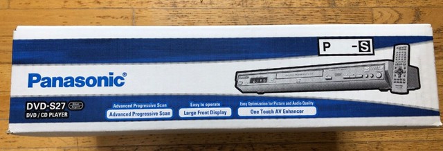 Panasonic DVD-S27 DVD Player for sale online | eBay