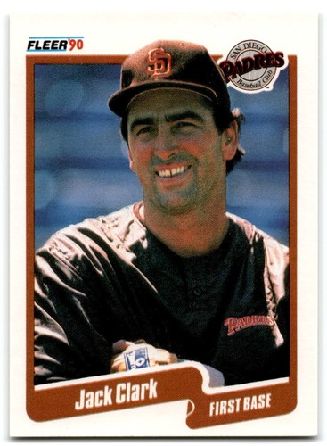 1990 Fleer Jack Clark San Diego Padres #152 | eBay