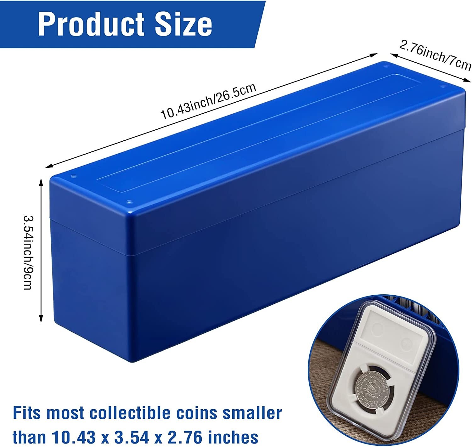 Coin Storage Box Collection Case for 20 PCGS NGC PCCB PMGab Slab Coin ...
