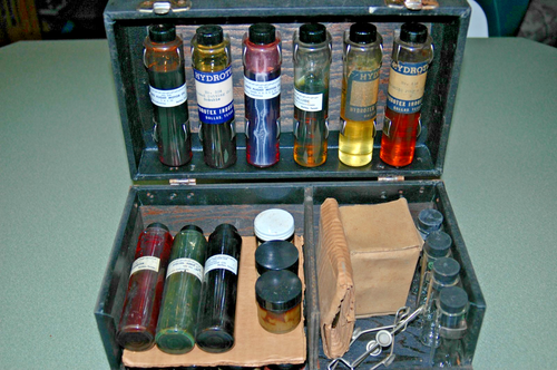 Vintage Hydrotex Grease & Oil Lubricant Salesman Sample Travel Kit w ...