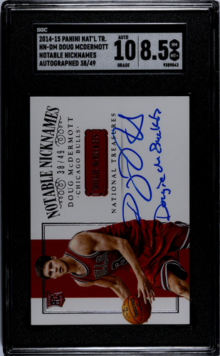Doug McDermott 2014 National Treasures Autograph SGC 8.5 Auto 10 | eBay