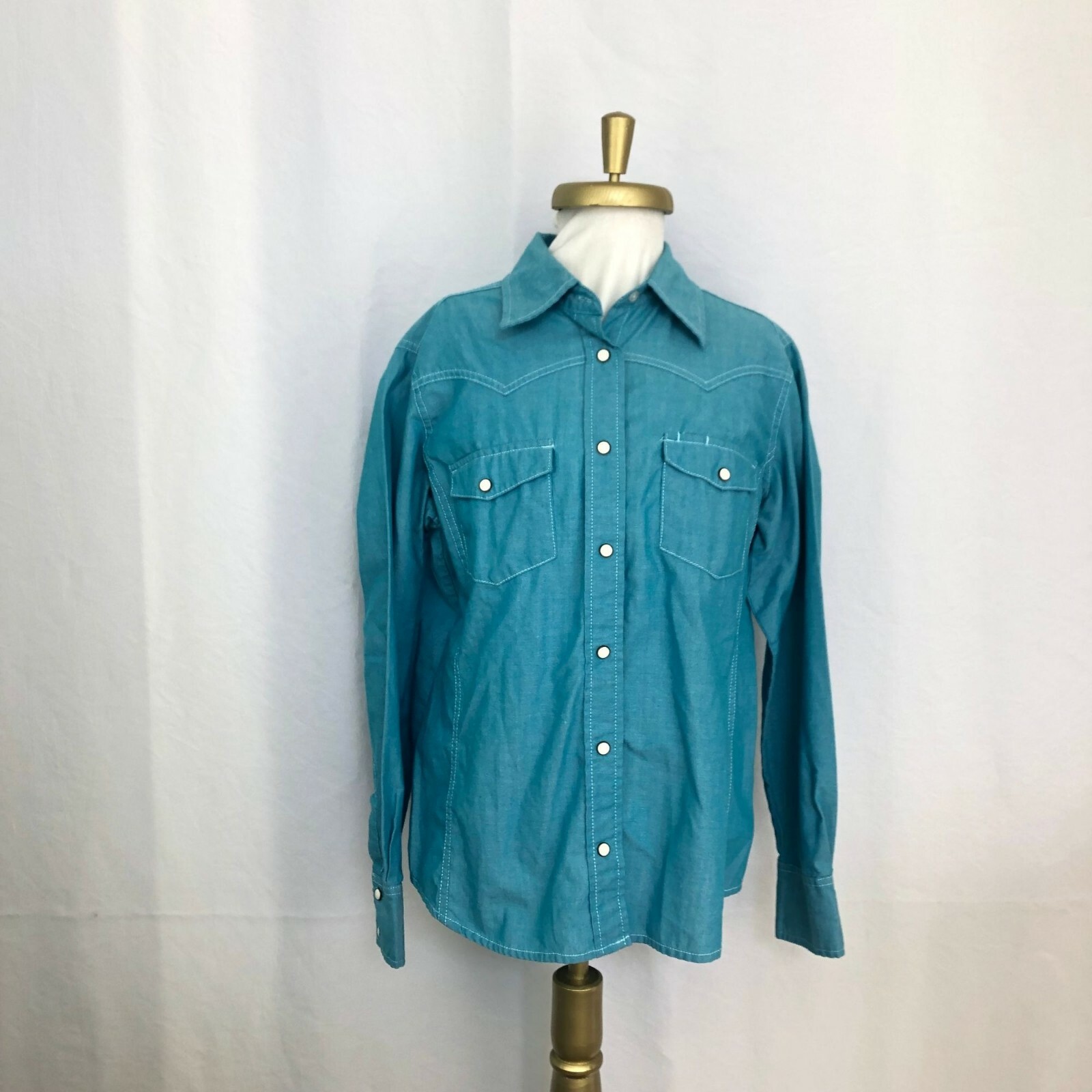 Vintage Schmidt Work Wear Western Shirt Collared Smal… - Gem