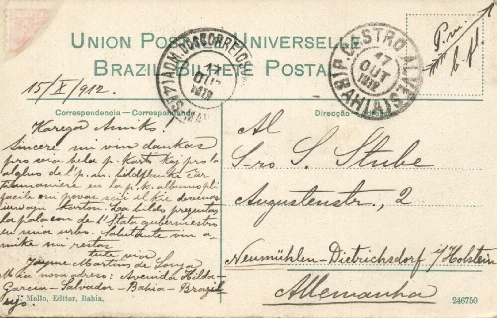 Salvador Brazil Postcards