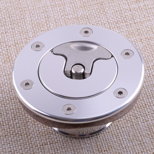 Aluminum Alloy Aircraft Style Gas Fuel Filler Cap Cover w/ 6 Hole Flush ...