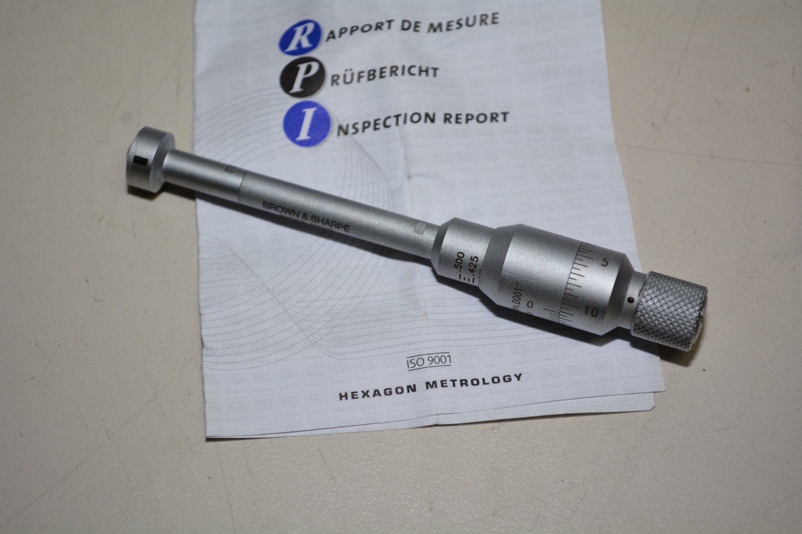 Tesa Brown & Sharpe 599-281-5 Mechanical 3-Point Inside Micrometer # ...