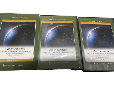 Albert Einstein: Physicist Philosopher Humanitarian.Parts 1,2 The Great Courses | eBay