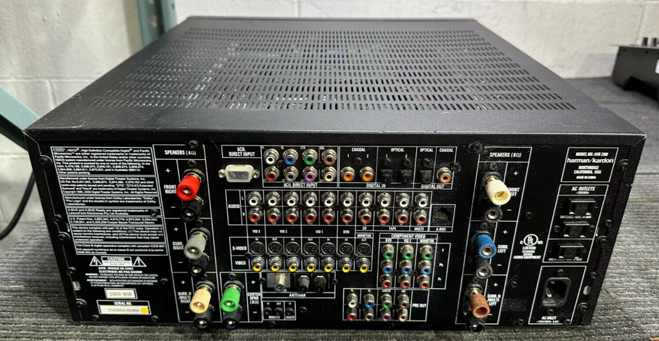 Harman Kardon AVR-7200 7.1 Channel Home Theater Surround Receiver, No ...
