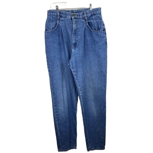 L L Bean Vtg Womens Pleated Jeans Size 16 34 Y2K 80's USA stranger ...