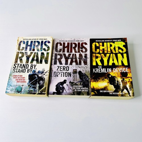 3x Chris Ryan Geordie Sharp Series Books 1-3 Stand By Zero Option Kremlin Device | eBay Australia