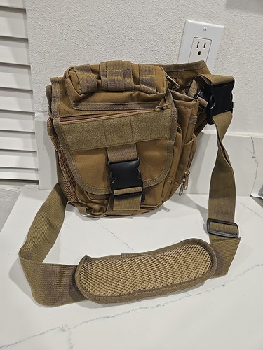 ACU Digital Camouflage Advanced MOLLE Tactical Shoulder Bag Coyote ...