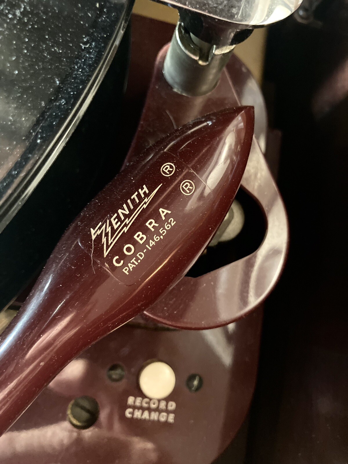 vintage Zenith Cobramatic Record / Radio player working Restored ...