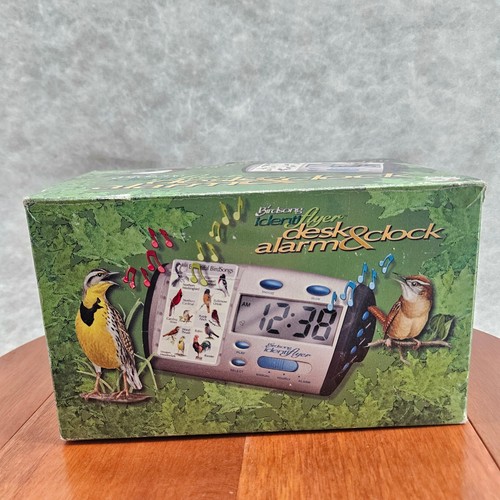 Birdsong Identiflyer Desk Clock Alarm Beautiful Bird Sounds Nature ...