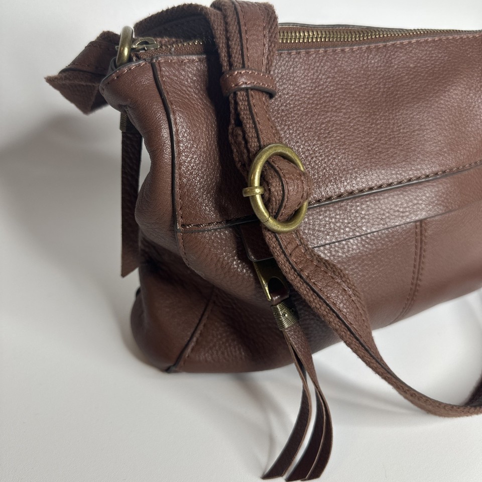 The Sak Womens Alameda Crossbody in Brown Leather With Feather Bag ...