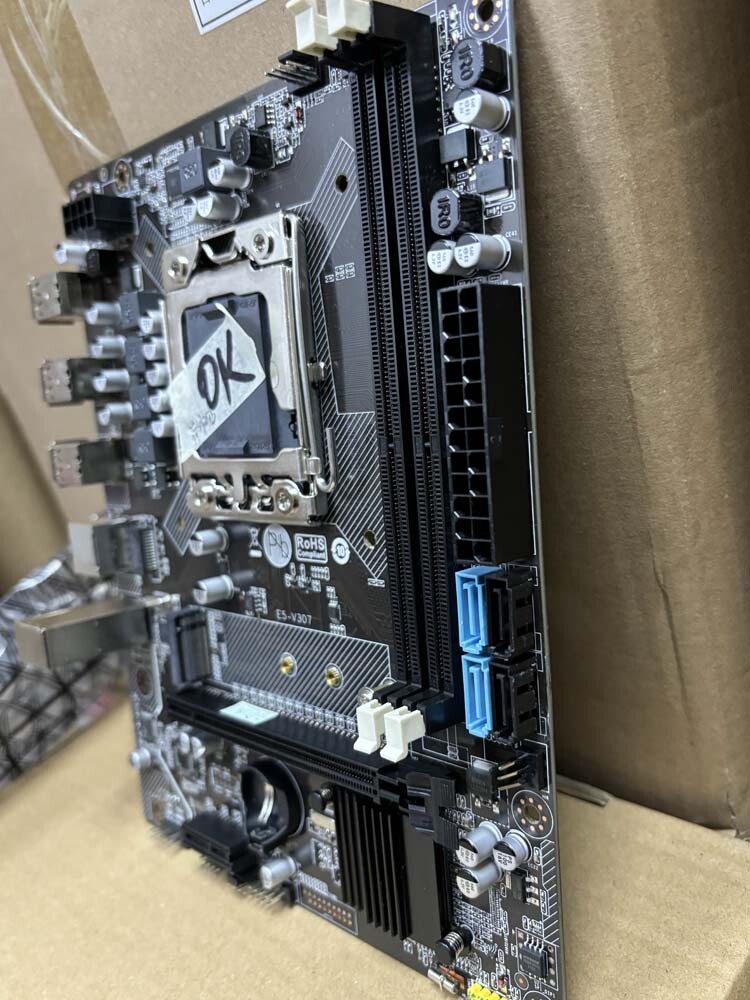 LGA 1356 X79 V307 Motherboard M-ATX DDR3 REG ECC RAM for Intel Xeon E5 ...