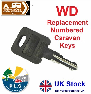 WD Caravan Motorhome Door Lock Key Replacement Precut All Numbers ...