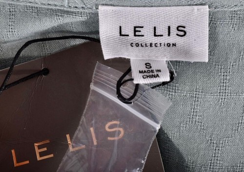 LE LIS Collection Sage Linen Textured Buttons Ruffled Romper Playsuit ...