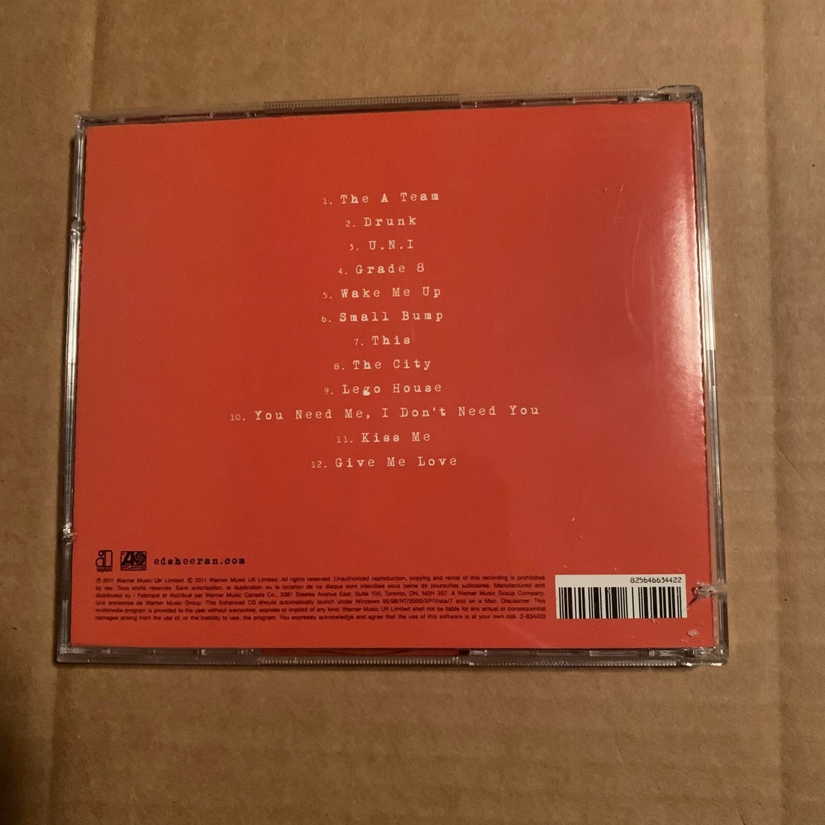 Ed Sheeran Kiss Me Album Cover