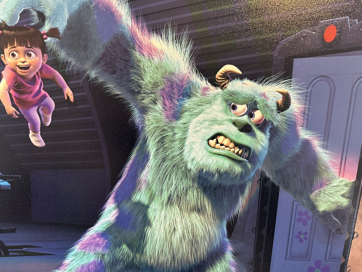 Sulley Monsters Inc Scaring