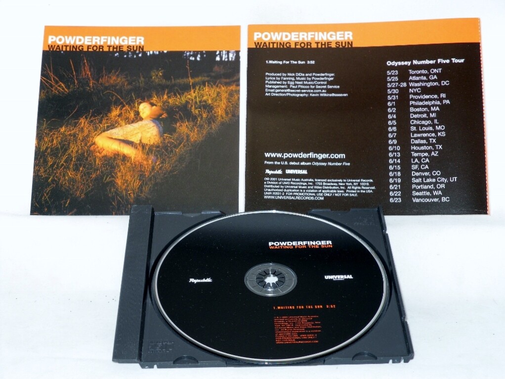 Powderfinger - Waiting for the Sun Promotional ONLY CD S ** Free ...