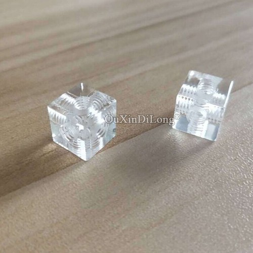 Cheap 500PCS Clear Acrylic Cubes Block Right Angle Corner Braces Joint ...