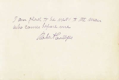 ROBERT COLLYER - AUTOGRAPH QUOTATION SIGNED | eBay