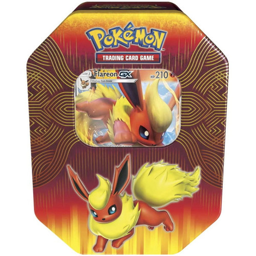 Pokemon TCG: Elemental Power Tin Featuring Flareon-GX | eBay