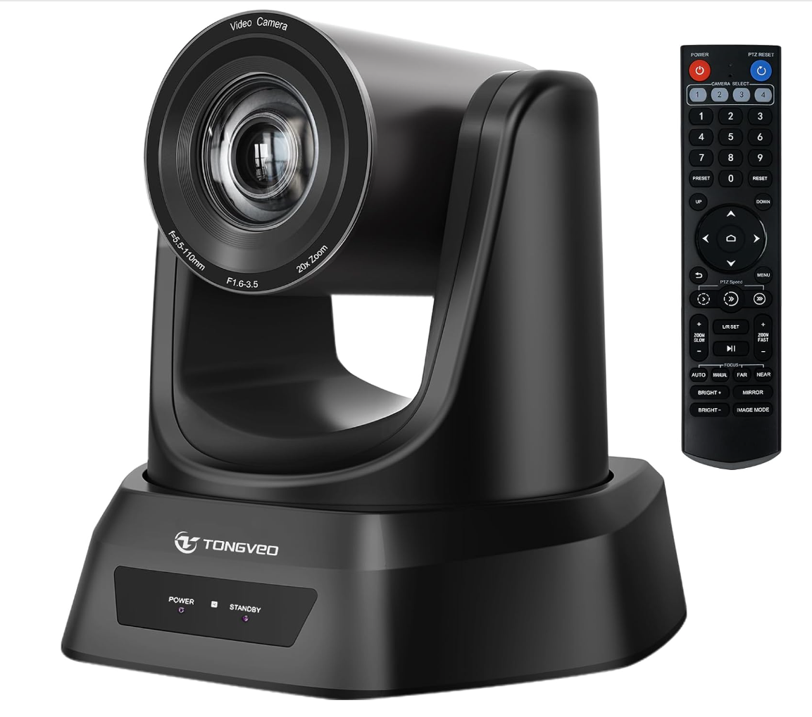 20X PTZ Camera Full HD 1080P USB PTZ Camera for Video Grey USB -20X ...