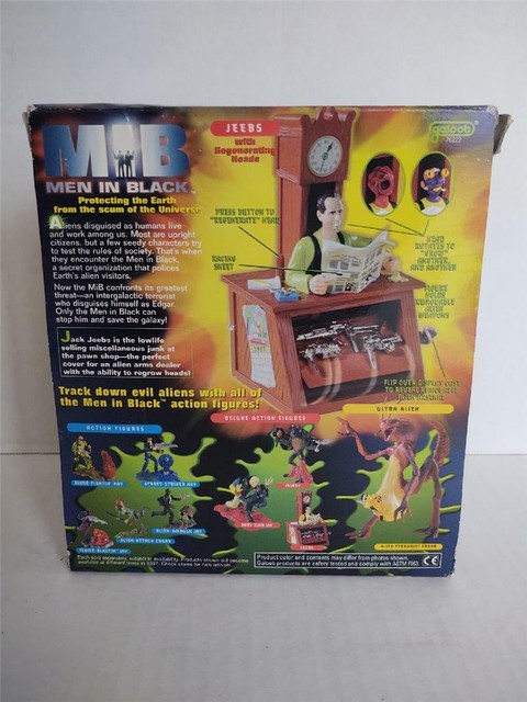 Galoob 1997 Men in Black MIB Jeebs With Regenerating Heads Action ...