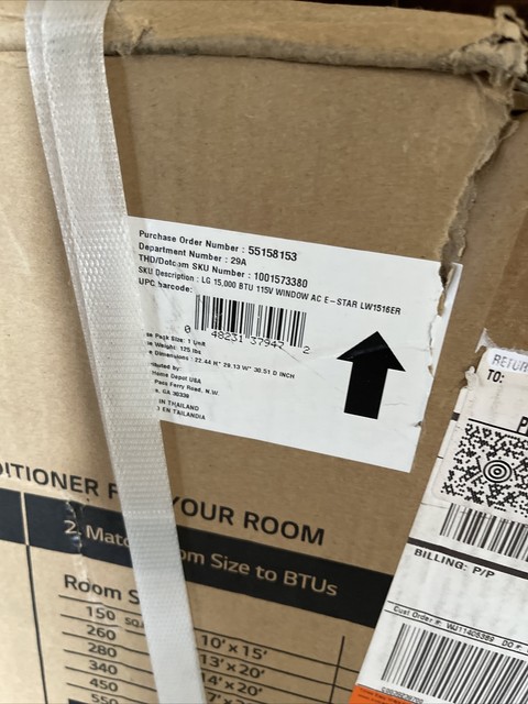 LG LW1516ER Window Air Conditioner - White for sale online | eBay