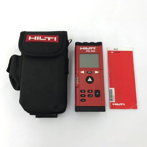 Hilti PD-22 Laser Range Meter Measuring Distance Tool With Case Tested ...