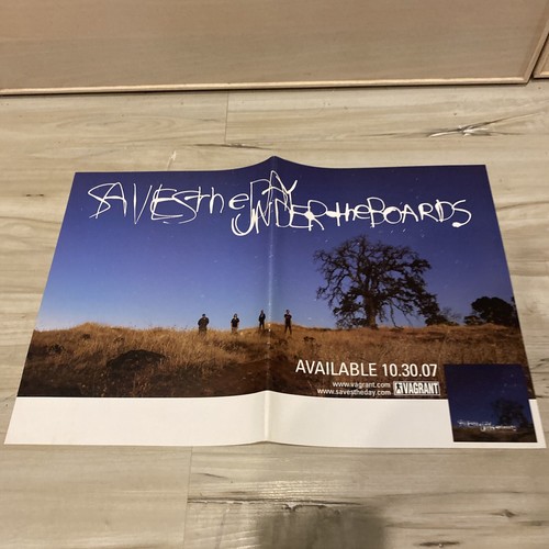 SAVES THE DAY Rare 2007 PROMO POSTER for Under CD USA 17x11 | eBay